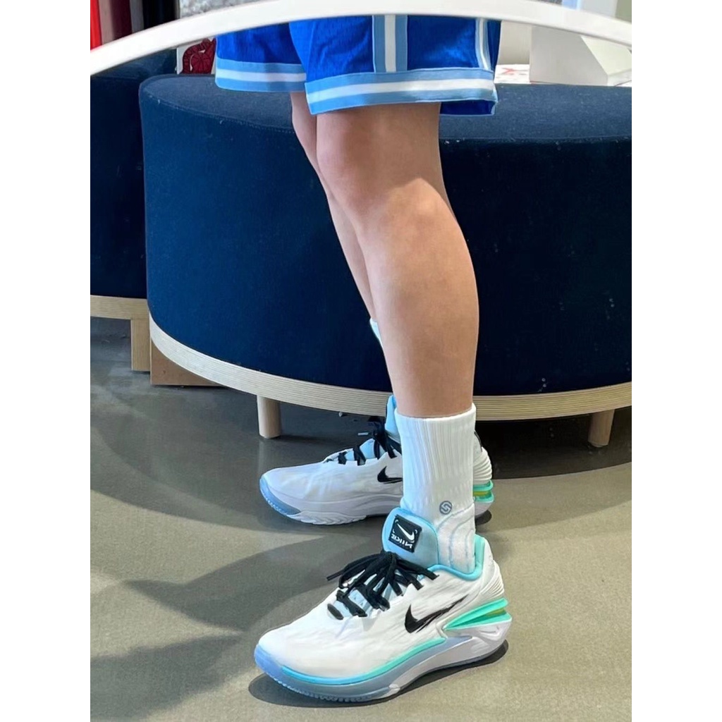 ๑Yataome sports Nike Air ZOOM GT CUT 2 รองเท้าบาสเก็ตบอลจริงสีดำและสี ...