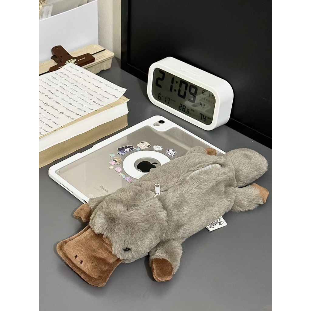 Platypus Little Monster กระเป๋าดินสอ ผ้ากํามะหยี่ขนนิ่ม เหมาะกับฤดูร้อน ...
