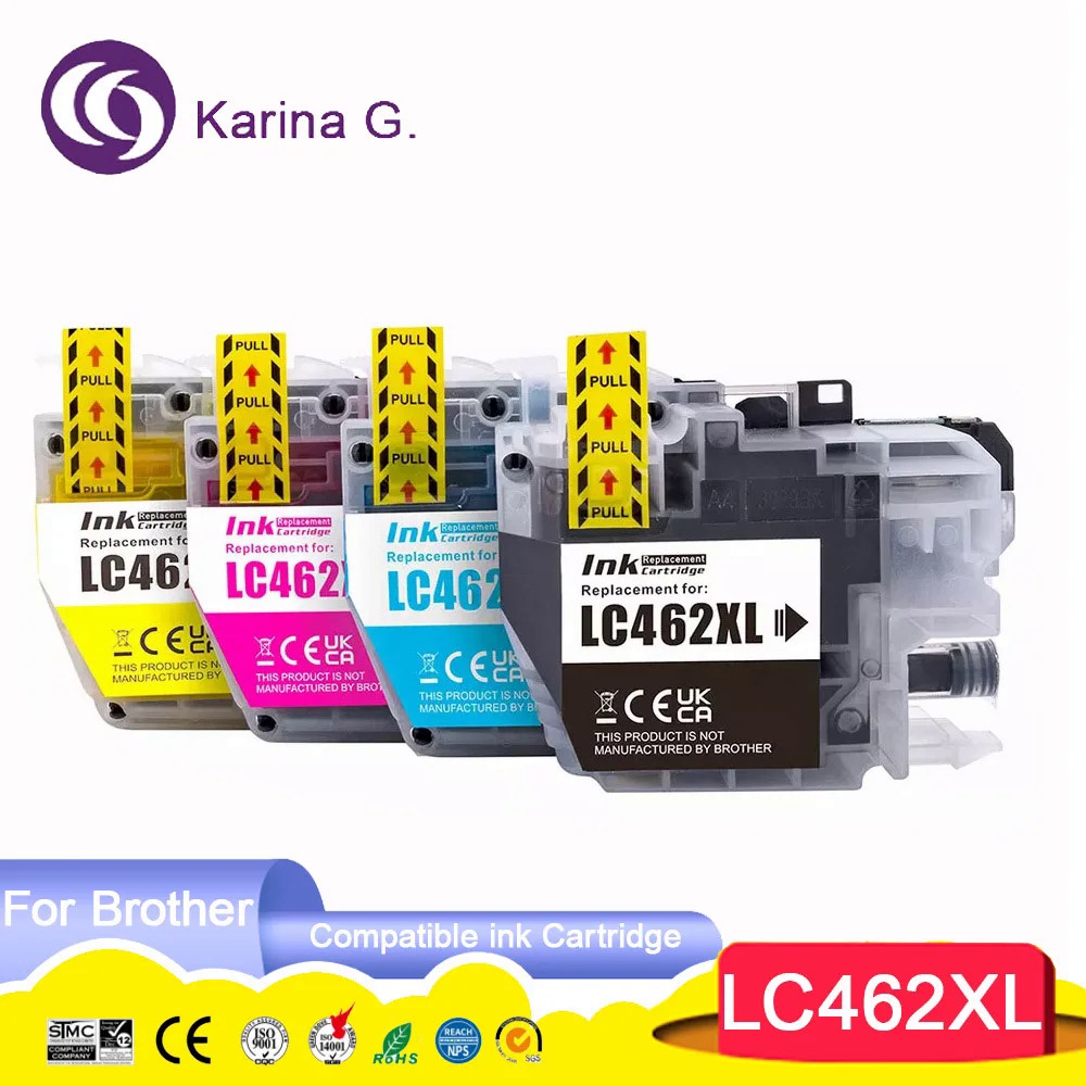 For LC462 LC462XL Premium Color Compatible Printer Ink Cartridge for ...