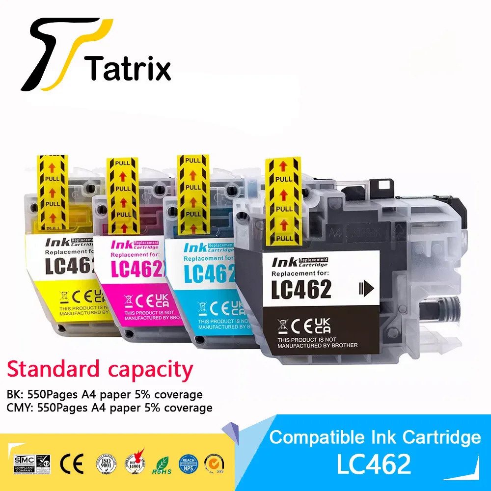 Compatible LC462 LC 462 Ink Cartridge For Brother MFC-J2340DW MFC ...