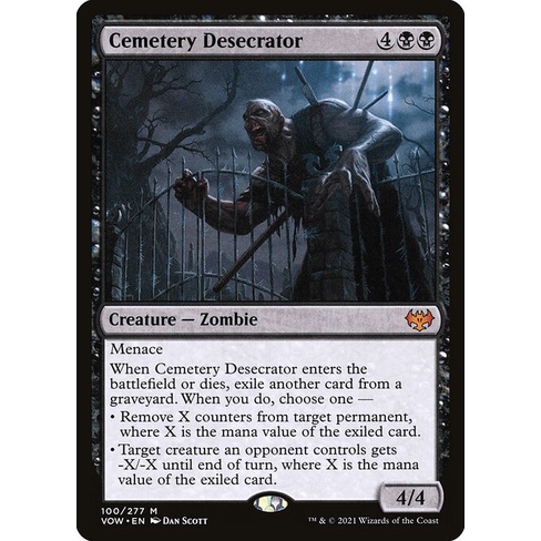 Innistrad: Crimson Vow (VOW):Cemetery Desecrator(M) | Shopee Thailand