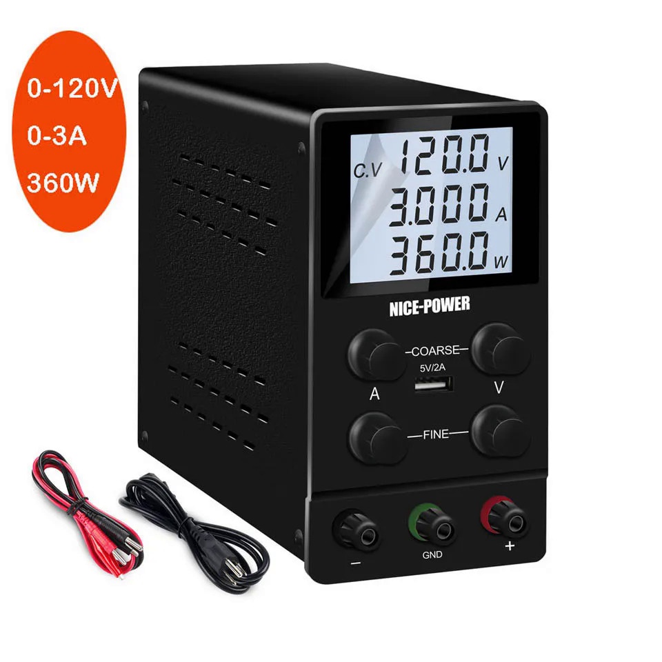 แหล่งจ่ายไฟ DC SPS1203D ปรับ120V 3A Switching Lab แหล่งจ่ายไฟ Precision ...