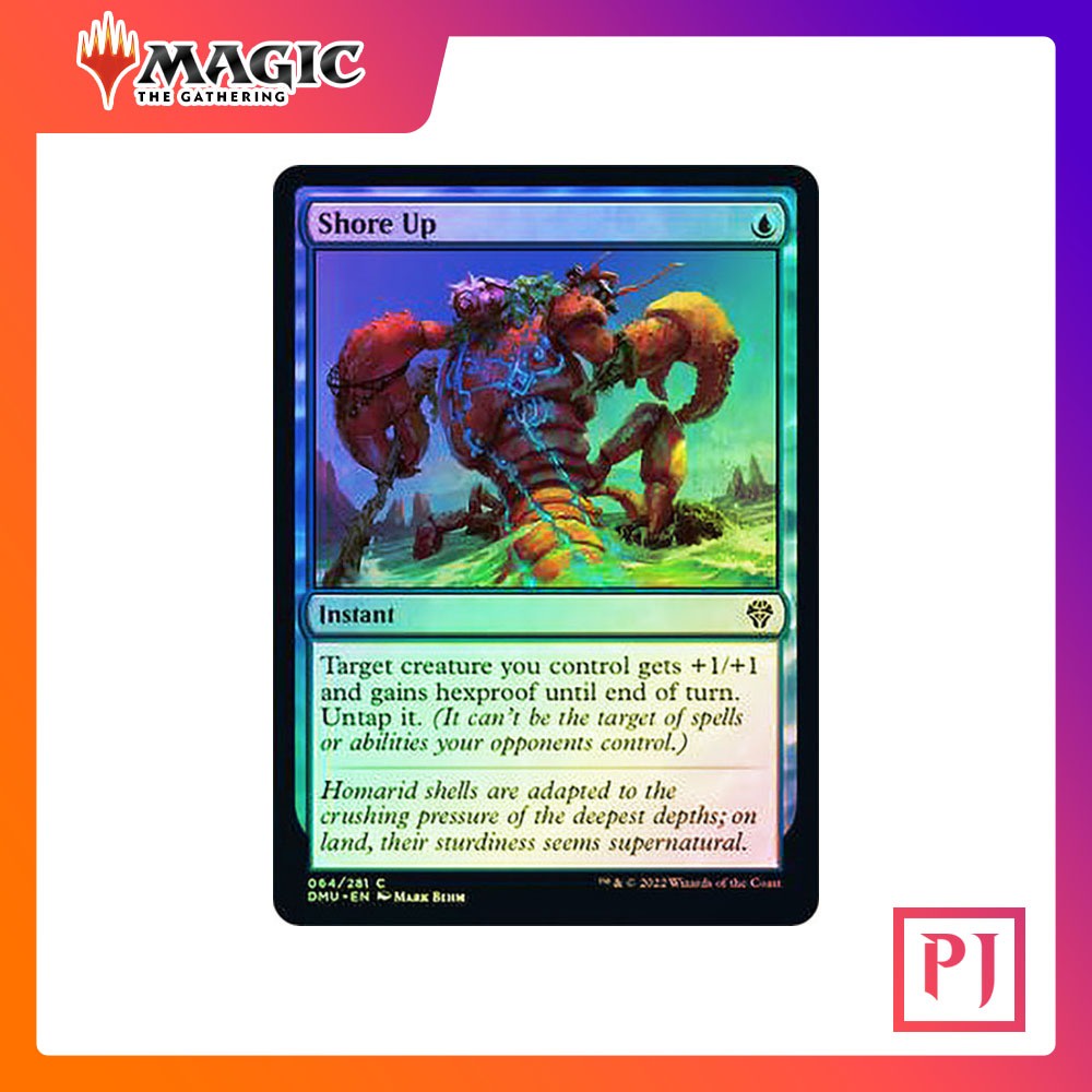 [MTG] Shore Up [DMU] [BLUE] [COMMON] [FOIL] [ENG] (การ์ดเมจิค / Magic ...