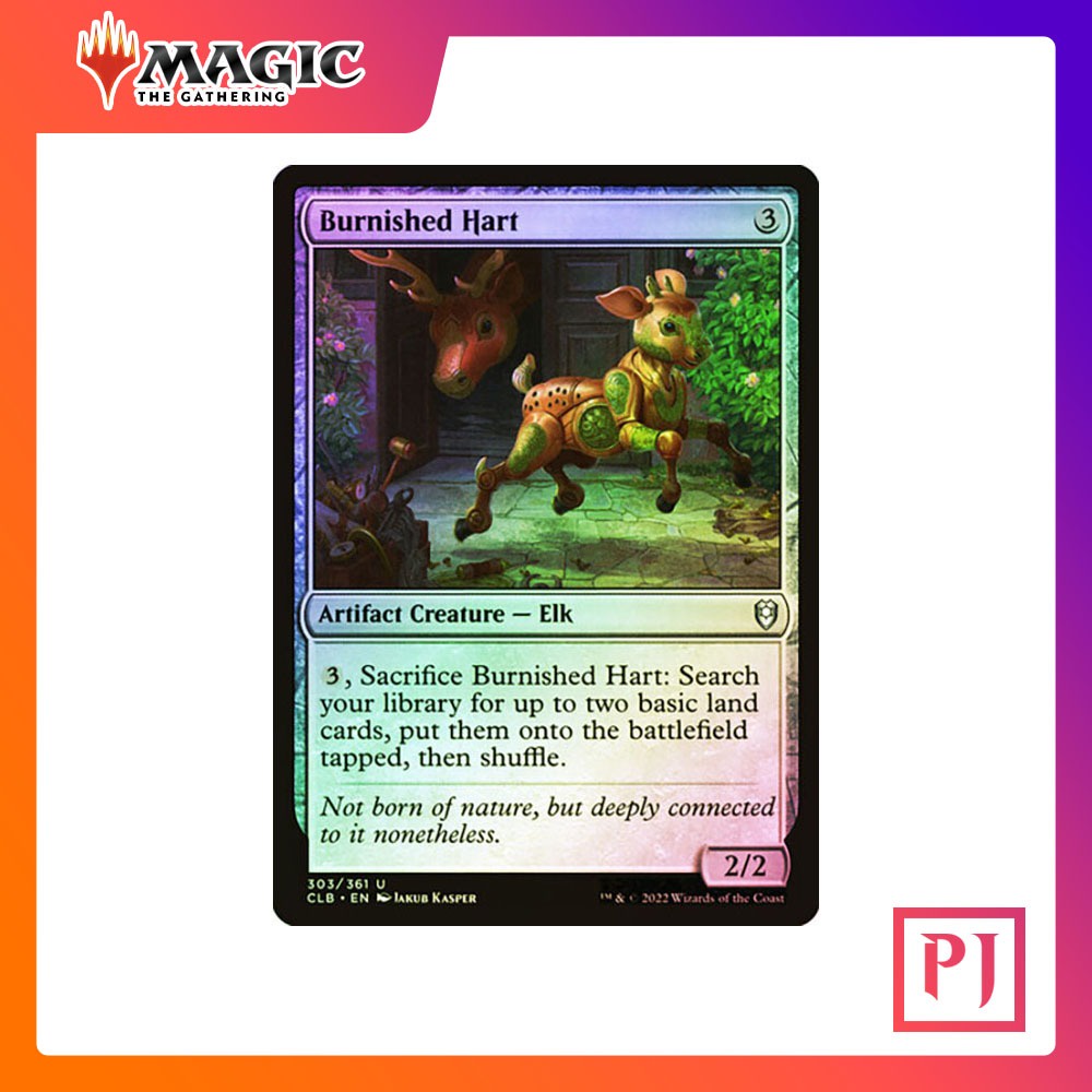 [MTG] Burnished Hart [CLB] [ARTIFACT] [UNCOM] [FOIL] [ENG] (การ์ดเมจิค ...