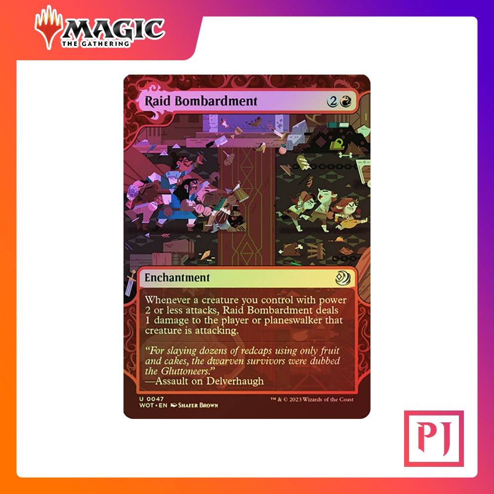 [MTG] Raid Bombardment (#047) [WOT] [RED] [UNCOM] [FOIL] [ENG] (การ์ดเม ...