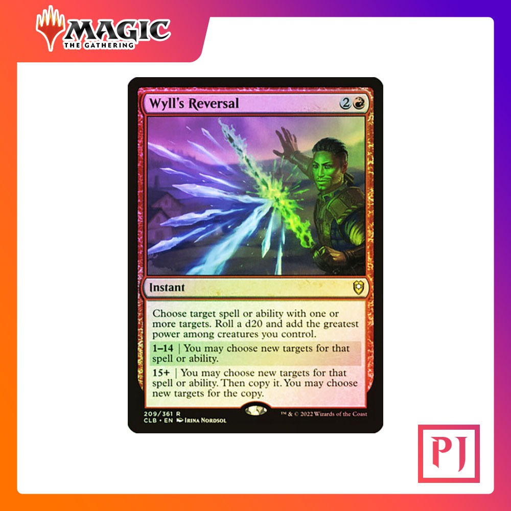 [MTG] Wyll's Reversal [CLB] [RED] [RARE] [FOIL] [ENG] (การ์ดเมจิค ...