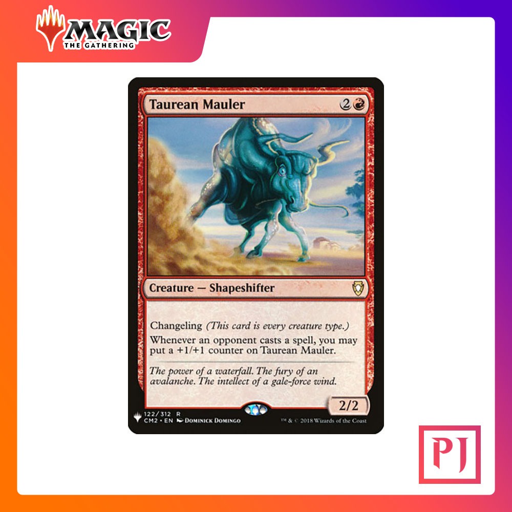 [MTG] Taurean Mauler [MB1] [RED] [RARE] [NORMAL] [ENG] (การ์ดเมจิค ...