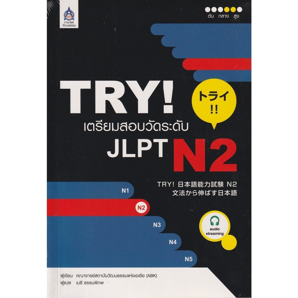 DKTODAY หนังสือ TRY! เตรียมสอบวัดระดับ JLPT N2 | Shopee Thailand