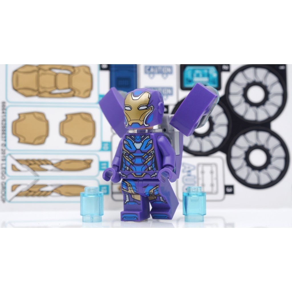 LEGO Marvel Rescue Purple Full Armor / Iron Man *new | Shopee Thailand