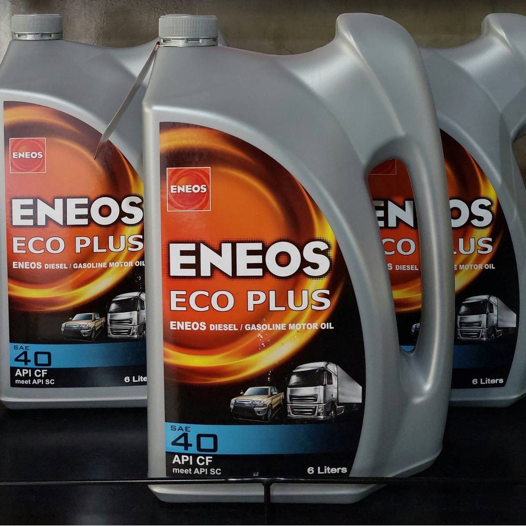 ENEOS ECO PLUS 40 CF 6ลิตร (น้ำมันเครื่องดีเซล) | Shopee Thailand