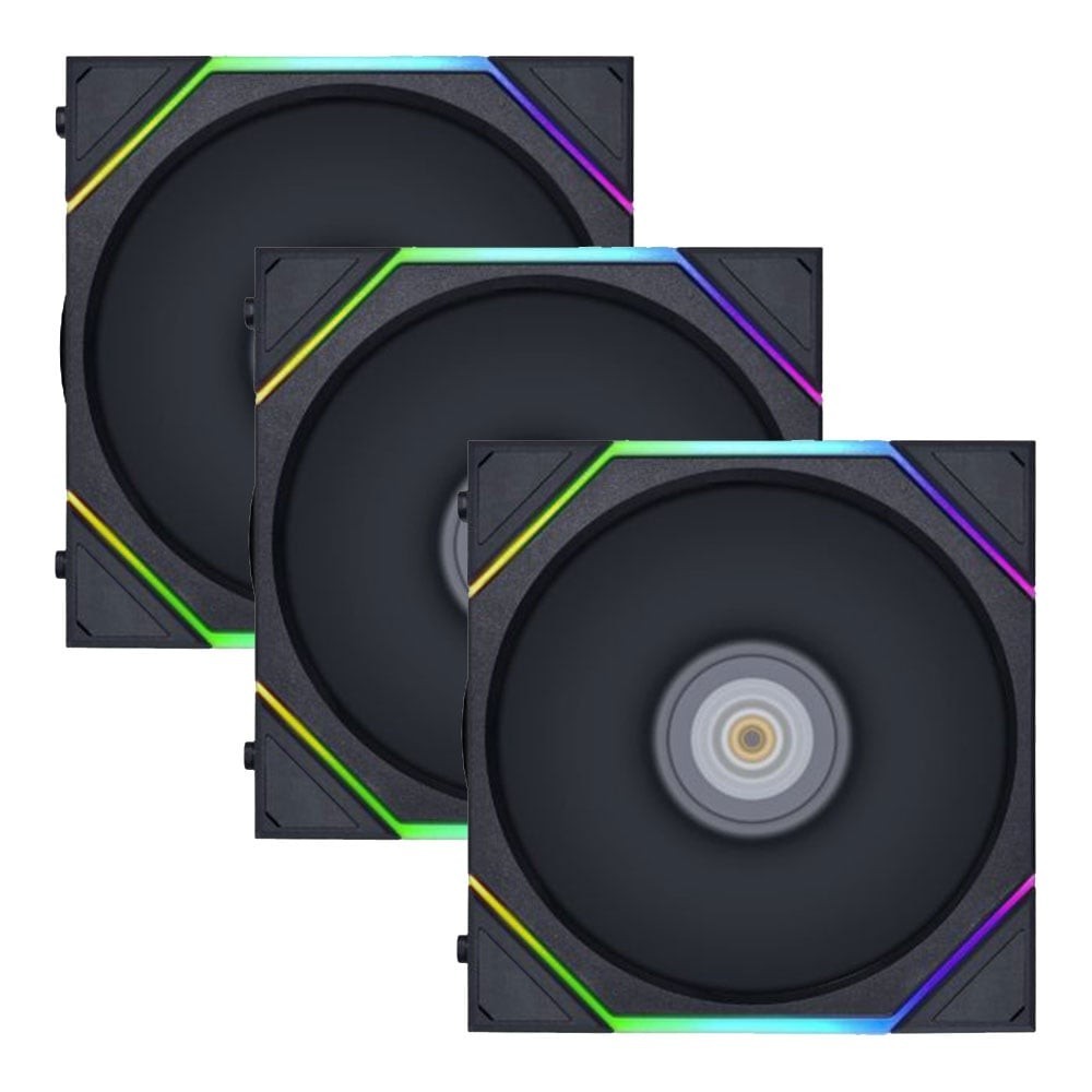 CASE FAN LIAN-LI UNI FAN TL120 PACK 3 BLACK | Shopee Thailand