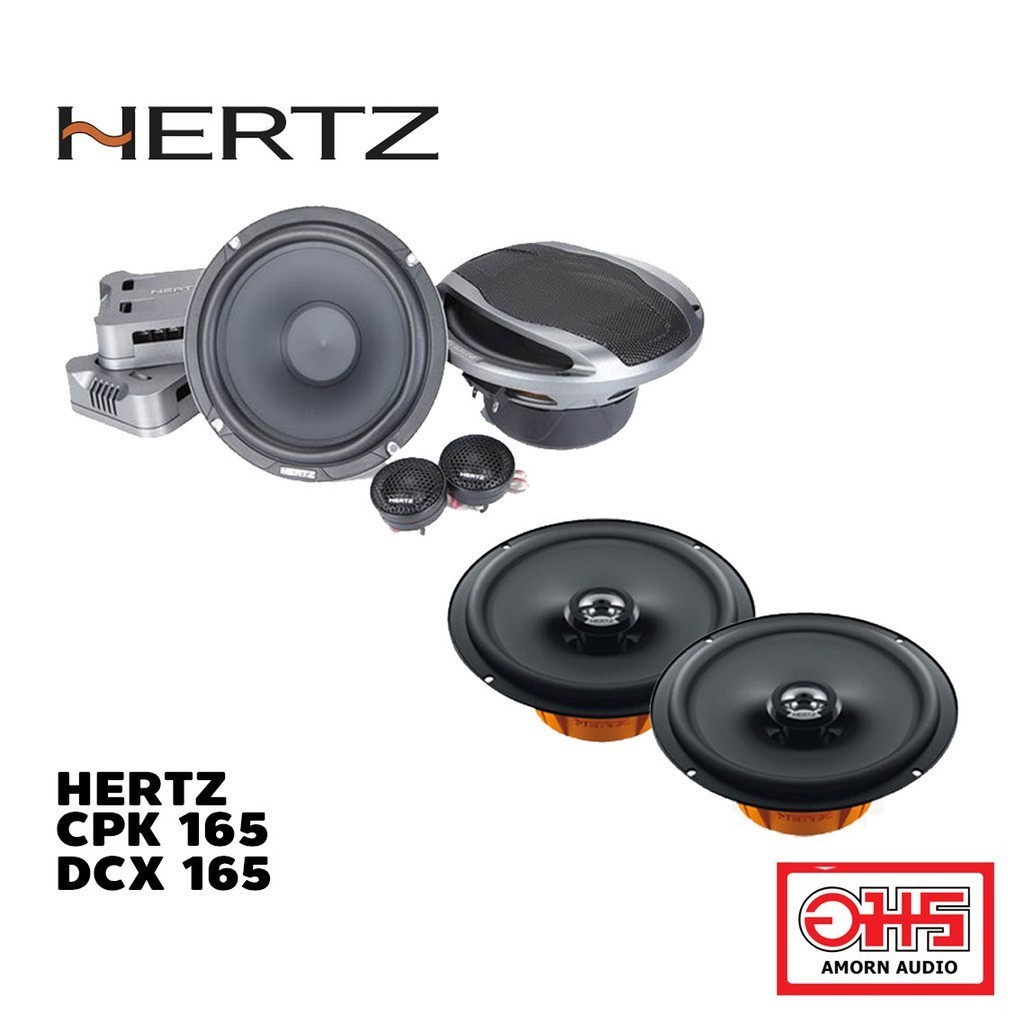 Hertz set ลำโพงติดรถยนต์ Hertz CPK 165 6.5 ลำโพงแยกชิ้นติดรถยนต์ + Hertz DCX 165.3 6.5 แกนร่วม ...