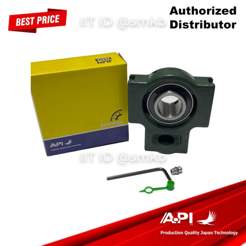 API UCT205-J ตลับลูกปืนตุ๊กตา BEARING UNITS UCT 205 J ( สำหรับรูเพลาขนาด 25 MM.) Pillow ตลับ ...