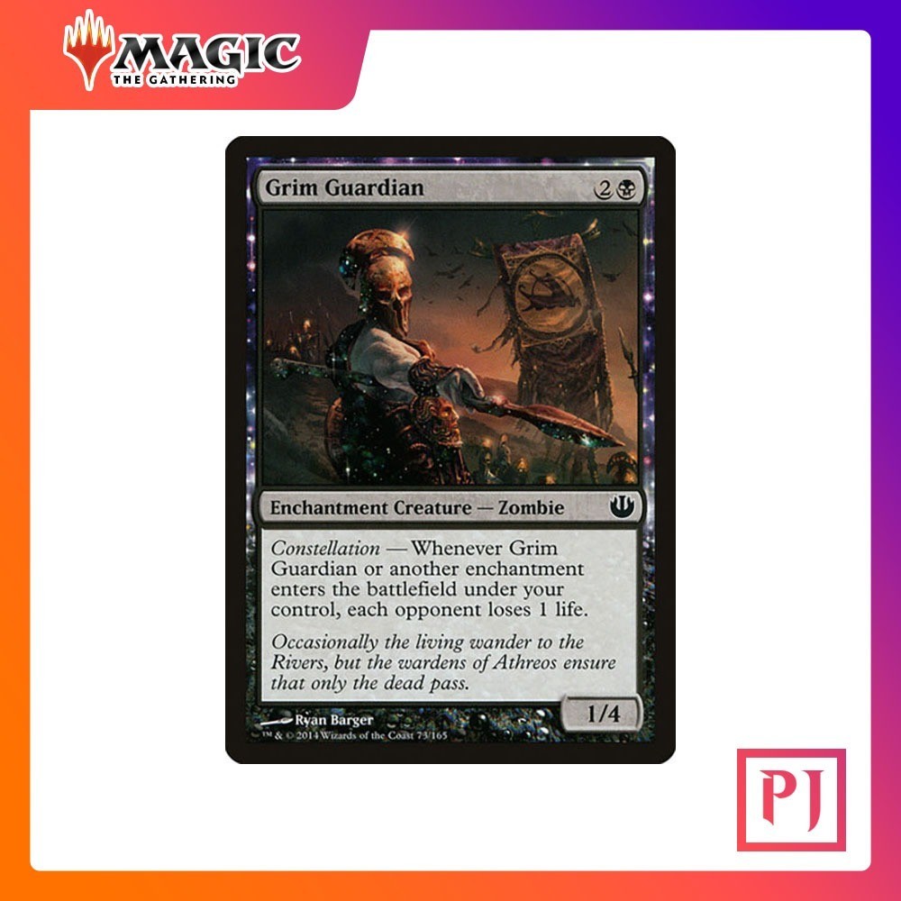 [MTG] Grim Guardian [JOU] [BLACK] [COMMON] [NORMAL] [ENG] (การ์ดเมจิค ...