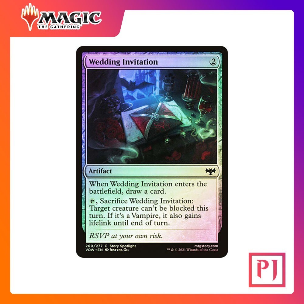 [MTG] Wedding Invitation [VOW] [ARTIFACT] [COMMON] [FOIL] [ENG] (การ์ด ...