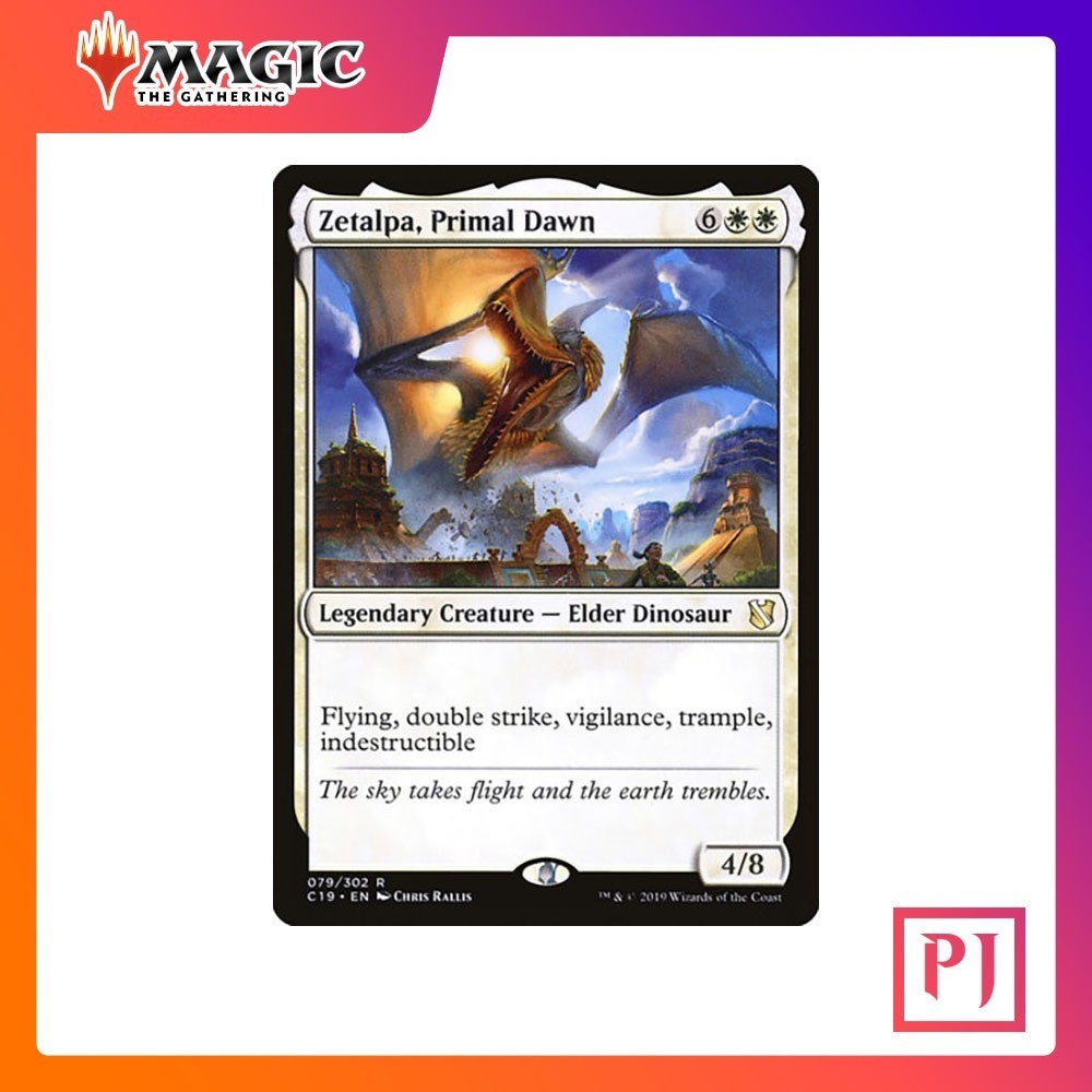 [MTG] Zetalpa, Primal Dawn [C19] [WHITE] [RARE] [NORMAL] [ENG] (การ์ดเม ...