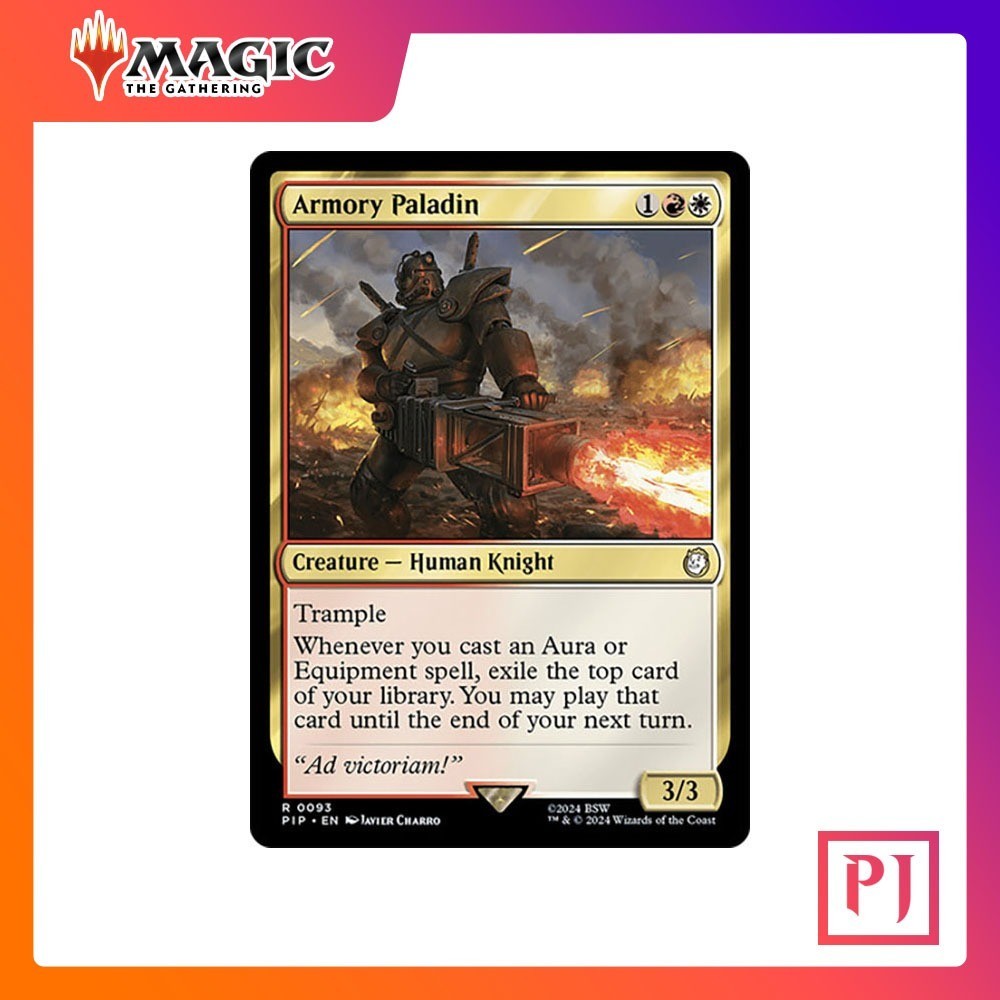 [MTG] Armory Paladin - Fallout Commander [PIP] [MULTI] [RARE] [NORMAL ...