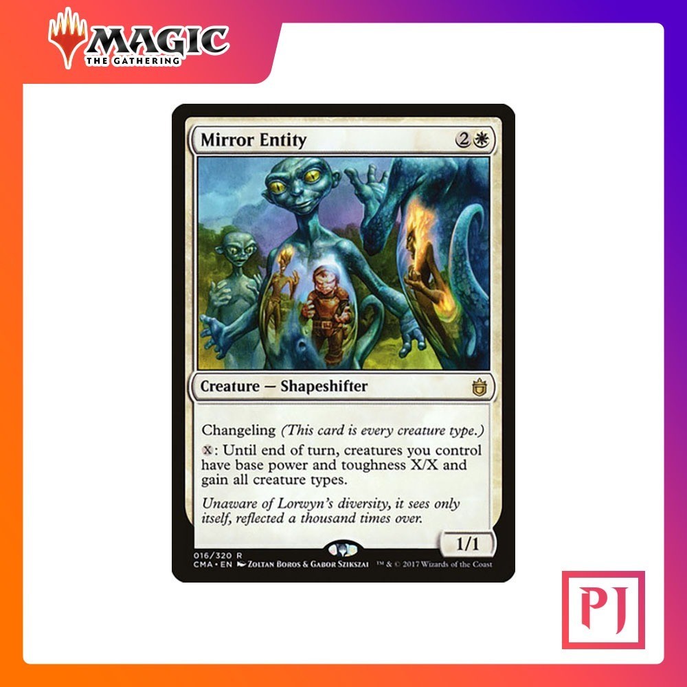 [MTG] Mirror Entity [CMA] [WHITE] [RARE] [NORMAL] [ENG] (การ์ดเมจิค ...