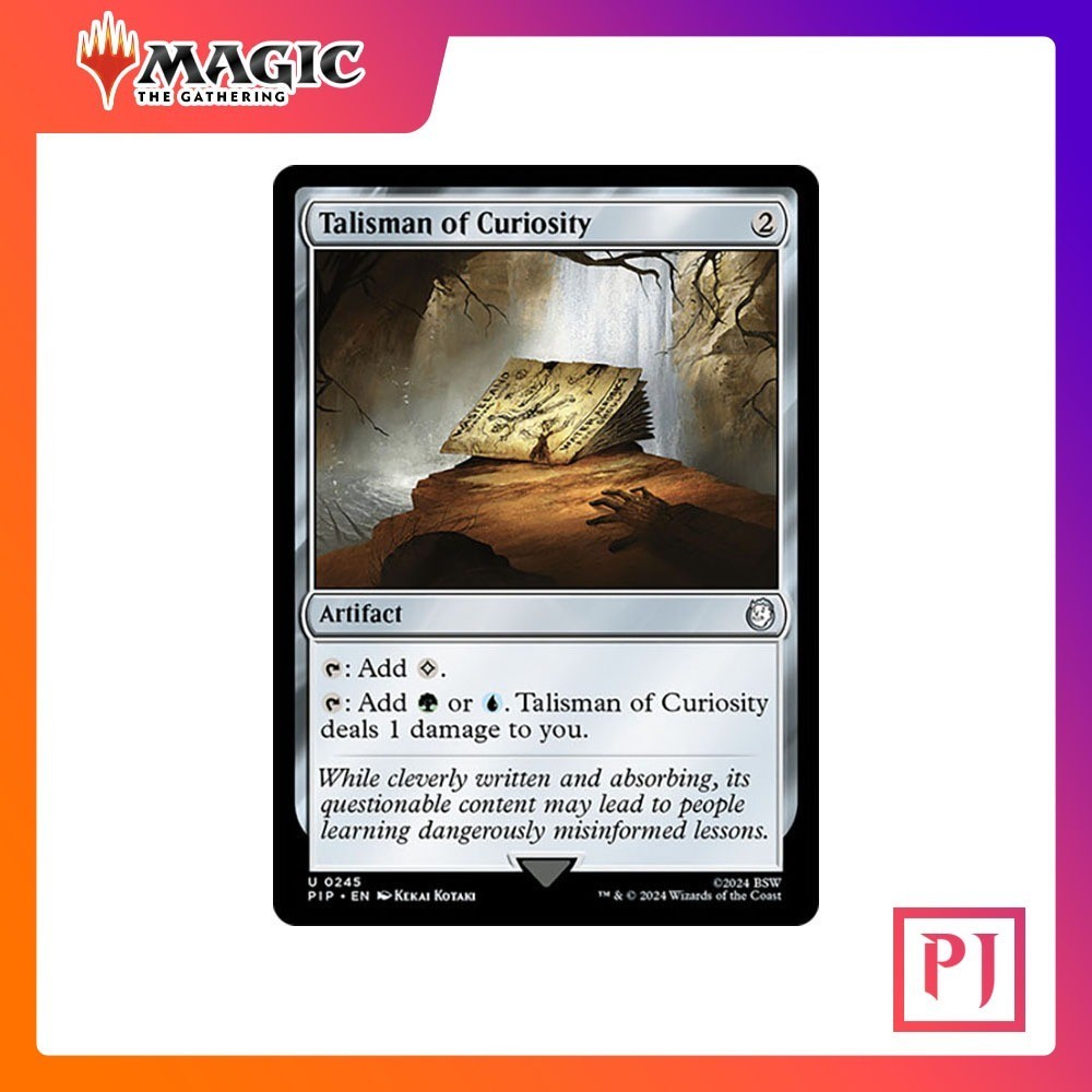 [MTG] Talisman of Curiosity - Fallout Commander [PIP] [ARTIFACT] [UNCOM ...