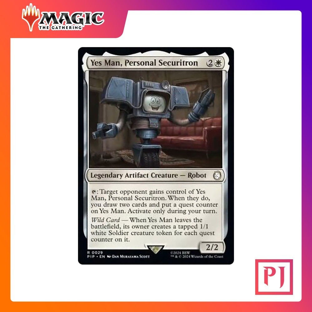 [MTG] Yes Man, Personal Securitron - Fallout Commander [PIP] [WHITE ...