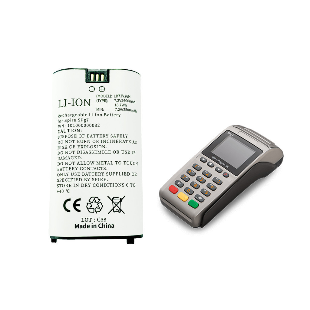 Pos Terminal Battery Replacement for Newland SP60 Spire SPG7 LB74V22H 7 ...