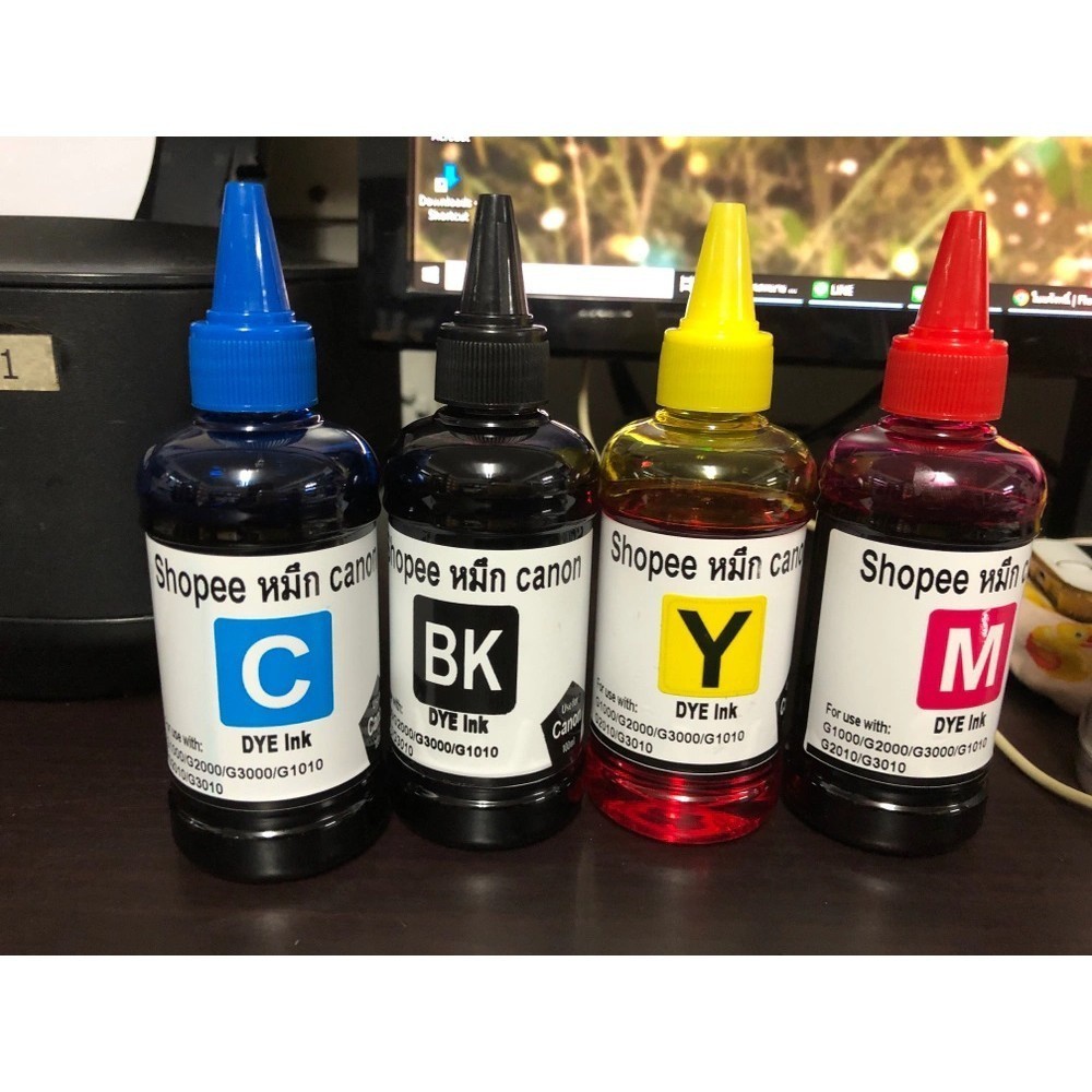 หมึกเติม Canon Refill Ink ขนาด 100ml. Canon ใช้ได้ทุกรุ่น S.H.PLUS ...