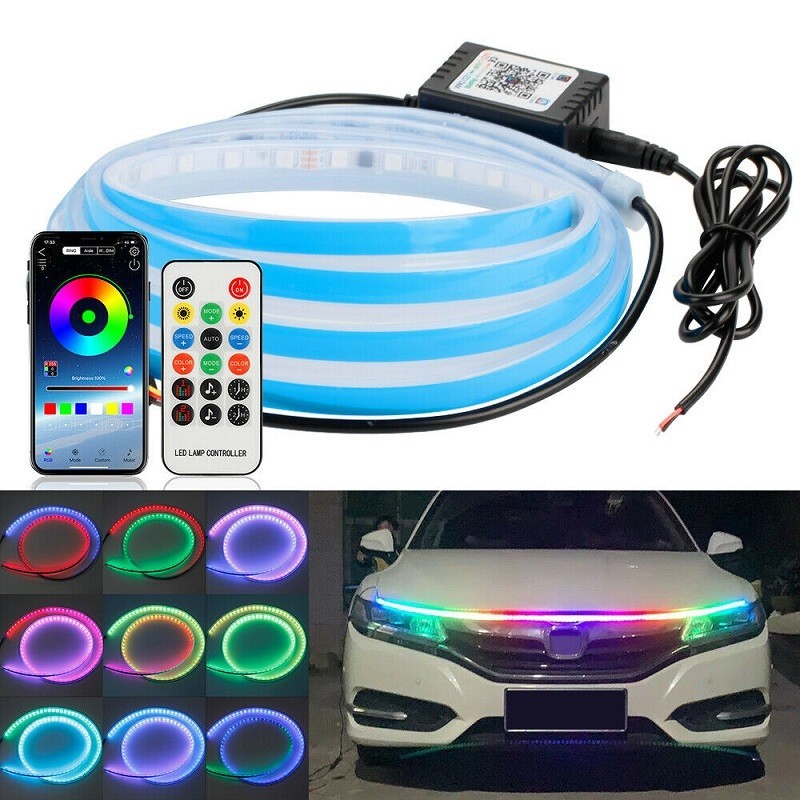 Waterproof IP68 Led Tube Strip Daytime Running Lights Car Headlights ...