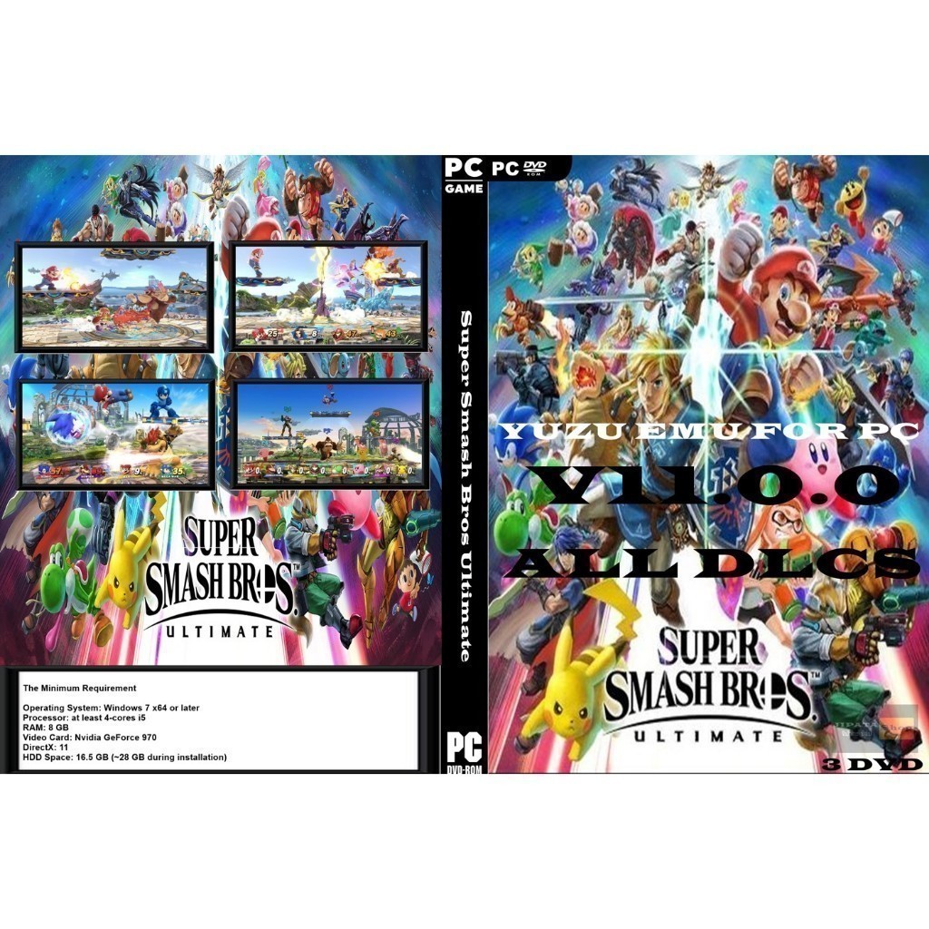 แผ่น Game PC Super Smash Bros Ultimate (3DVD) | Shopee Thailand