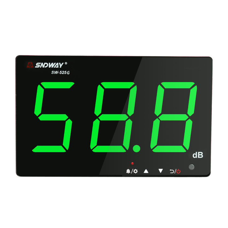 SNDWAY SW-525G 9.6 inch Large Screen Green noise meter wall-mounted ...