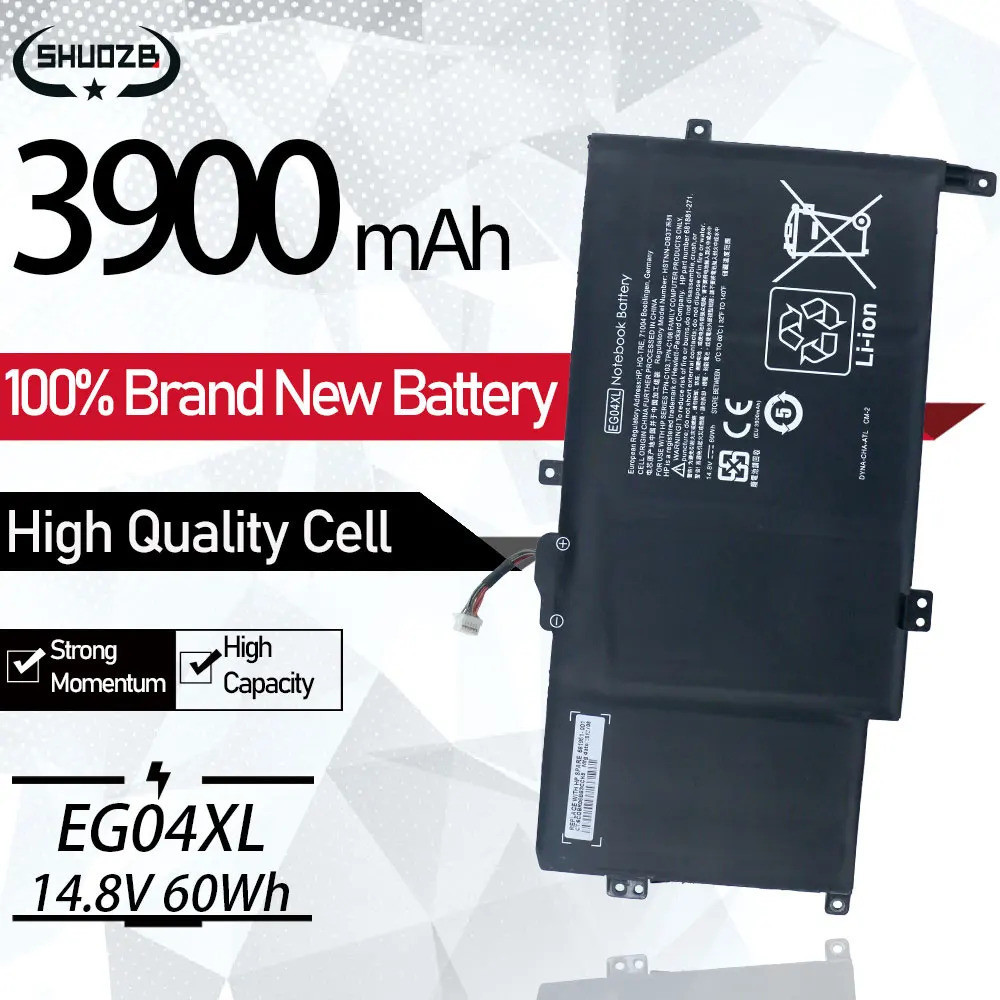 EG04XL EG04 Battery For HP Envy 6 Series Sleekbook 6-1000 6-1002TX ...