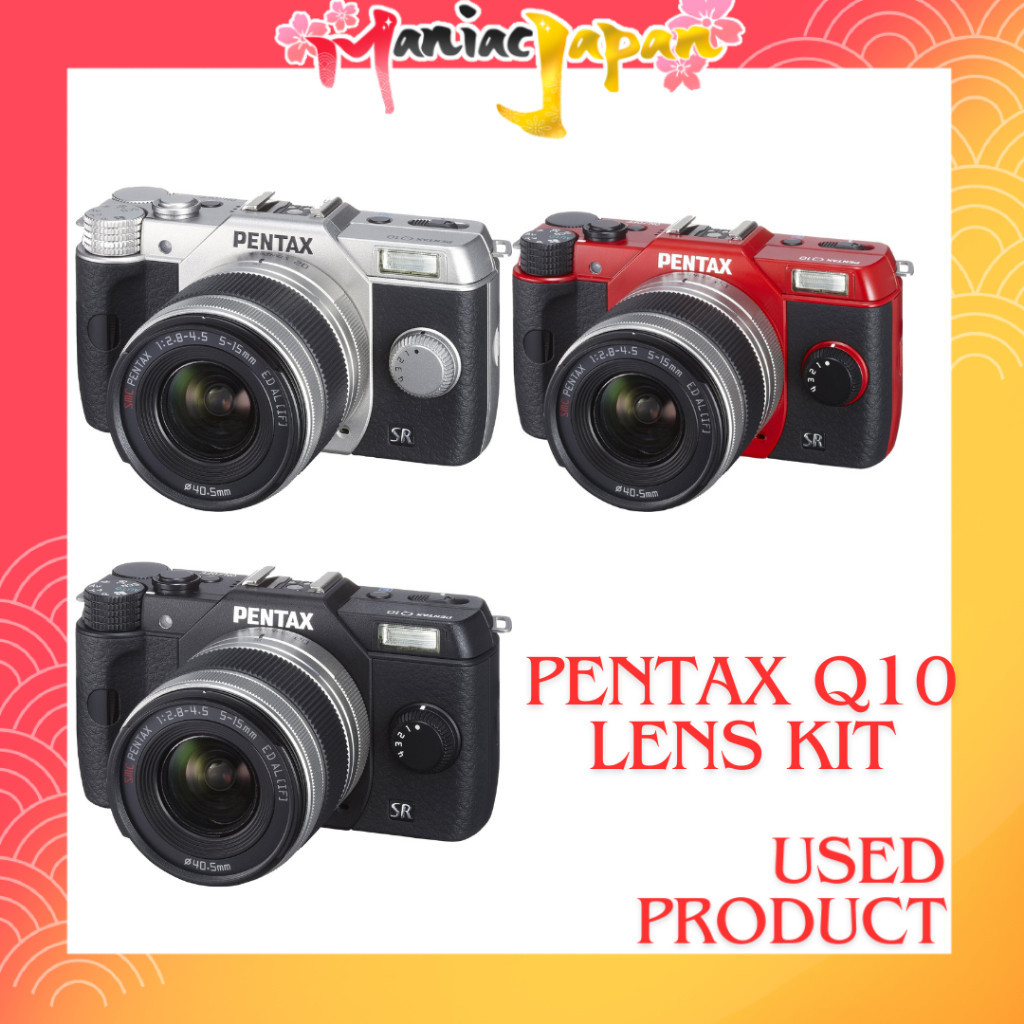 [กล้องมือสองจากญี่ปุ่น] PENTAX Digital Mirrorless Interchangeable Lens Q10 Zoom Lens Kit ...