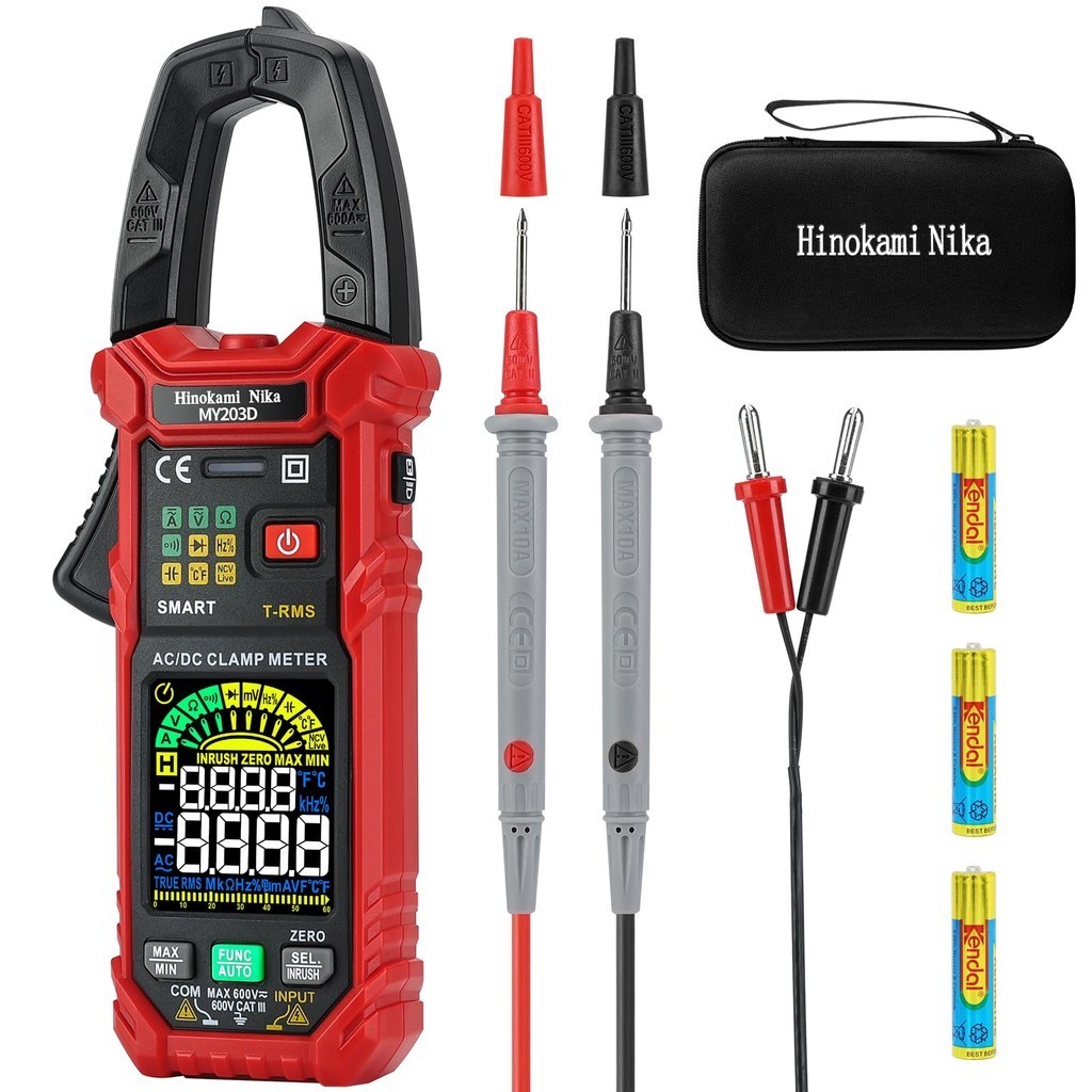 Hinokami Nika Tester Clamp Meter DC Current AC Clamp Tester Leakage ...