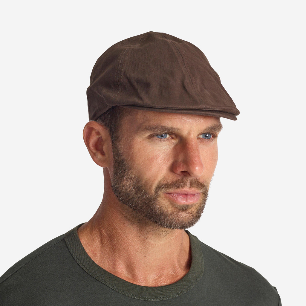 SOLOGNAC - หมวกแฟล็ตแคปรุ่น Steppe (สีน้ำตาล) - Country Sport Flat Cap ...