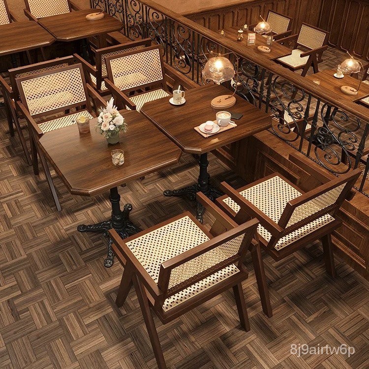 Retro Cafe ผับโต๊ะและเก้าอี้รวมกันของหวานร้านชานมบาร์อเมริกันร้านอาหาร ...