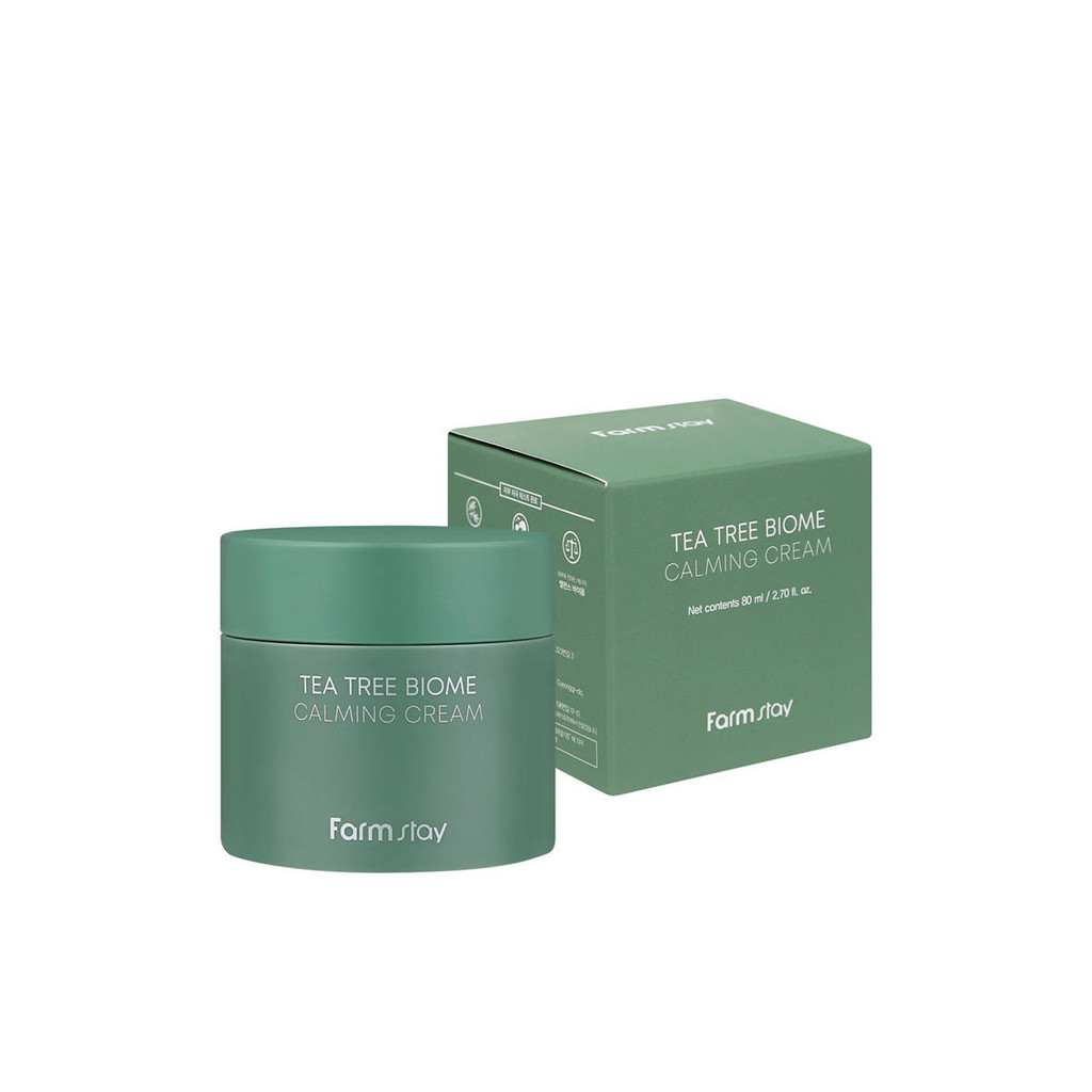 FARMSTAY - Tea Tree Biome Calming Cream 80 mL. ## | Shopee Thailand