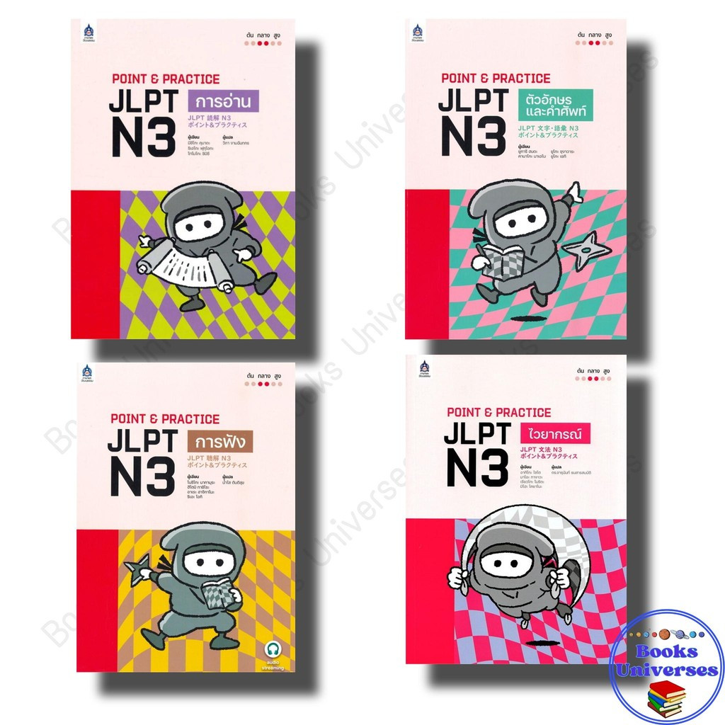 หนังสือ ชุด POINT & PRACTICE JLPT N3 โนริโกะ นากามุระ,ฮิโตมิ ทาชิโระ,ภาษาและวัฒนธรรม สสท ...