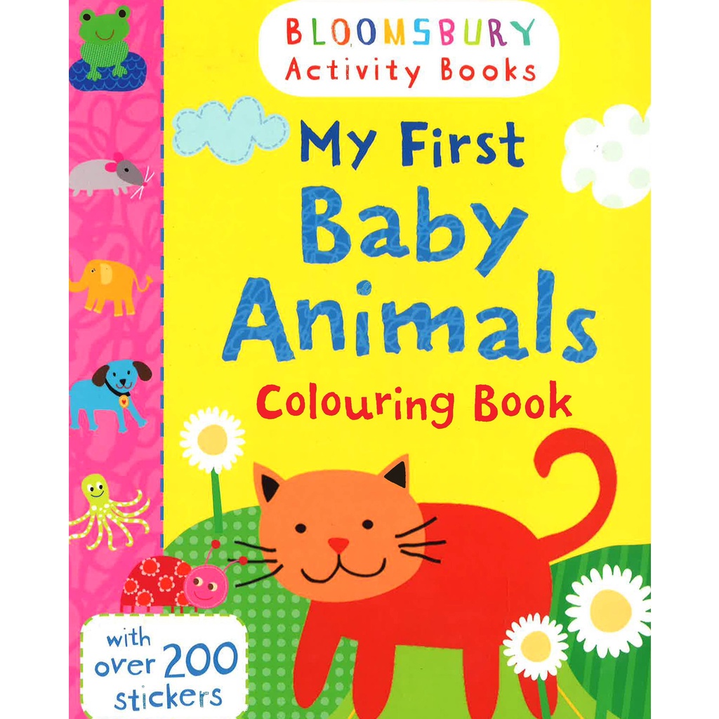 หนังสือต่างประเทศ BBW หนังสือ My First Baby Animals Colouring Book ISBN ...