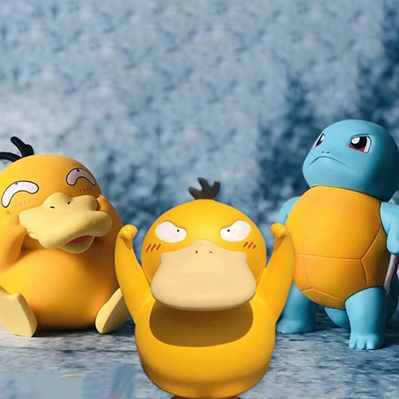 63D Pokemon Psyduck Dancing Swing Sounding Model Doll Anime Action ...