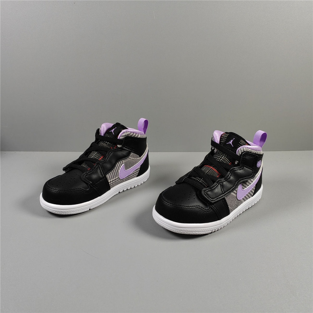 ☑ Cool Dongcheng Air Jordan 1 AJ1 เด็กวัยหัดเดินรองเท้าเด็กกลางด้านบน ...