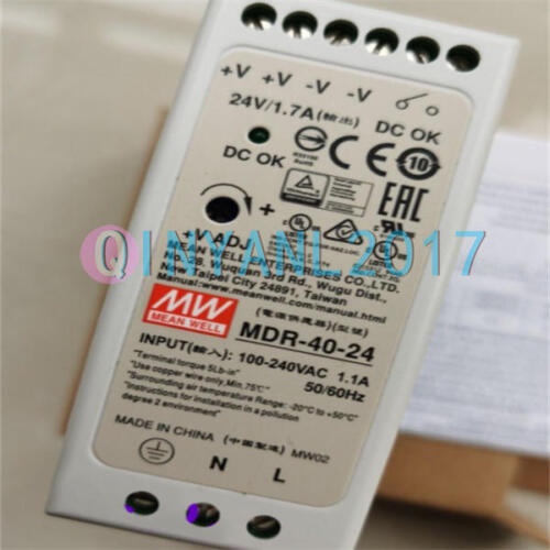 1แบรนด์ใหม่MEAN WELL MDR-40-24แหล่งจ่ายไฟสลับราง24V | Shopee Thailand