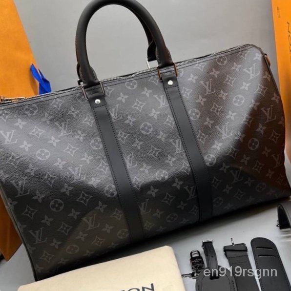 Keep all 45cm bag genuine leather travel handbag | Shopee Thailand