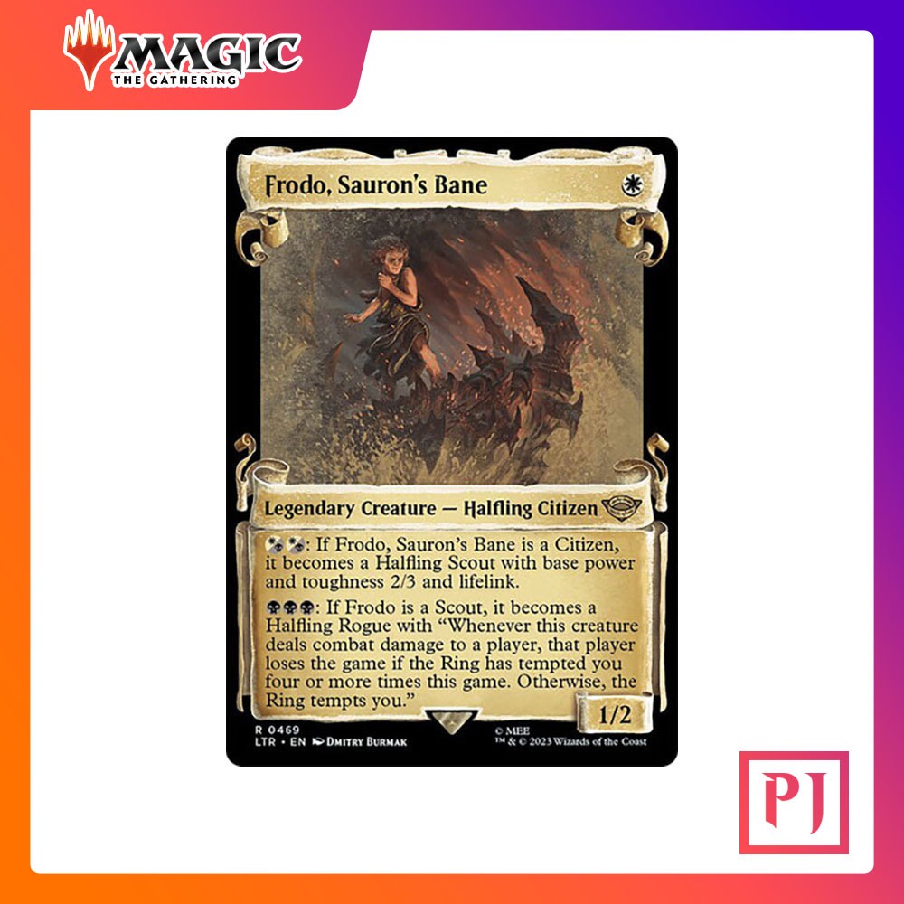 [MTG] Frodo, Sauron's Bane (#469) (Showcase) [LTR] [WHITE] [RARE ...