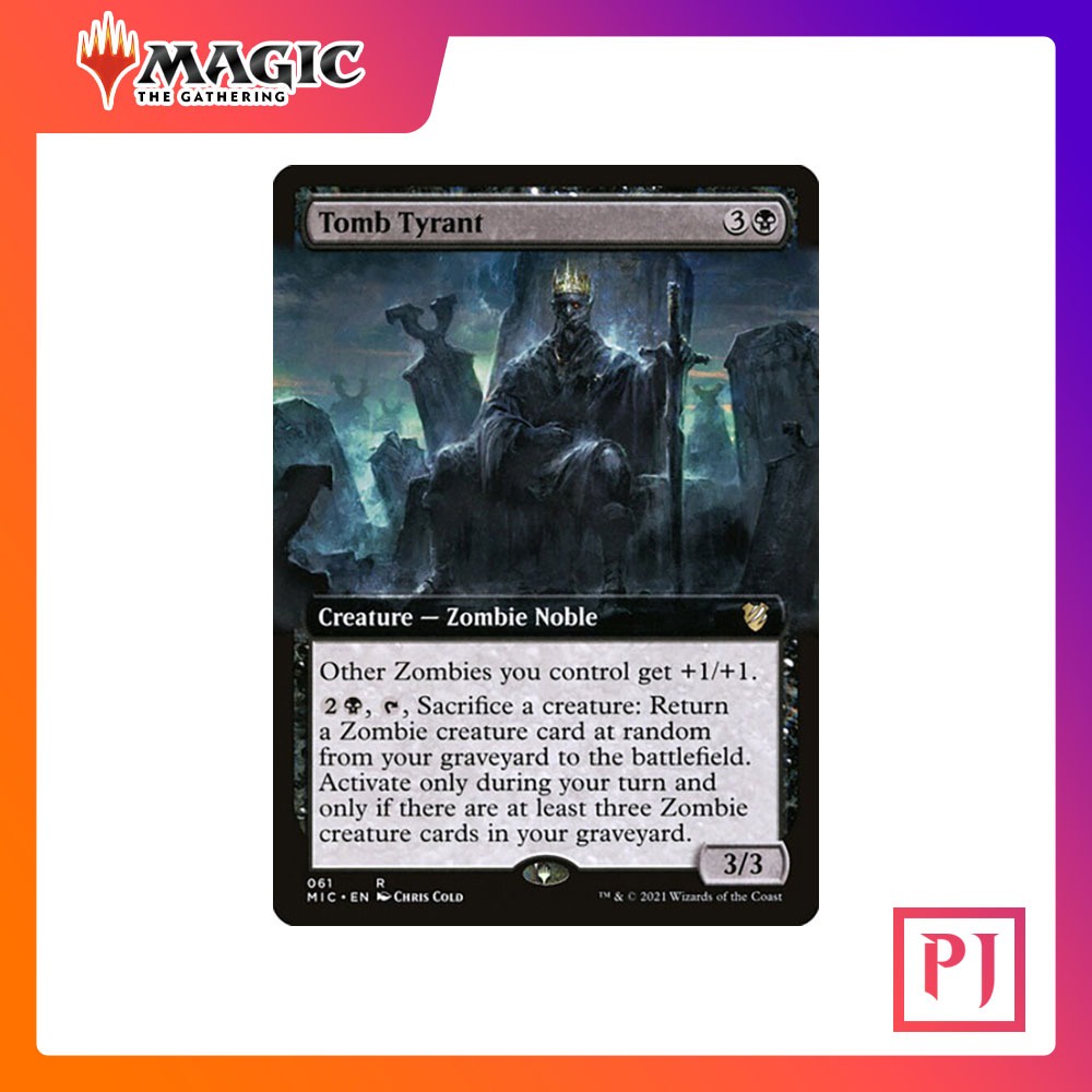 [MTG] Tomb Tyrant (Extended Art) [MIC] [BLACK] [RARE] [NORMAL] [ENG ...