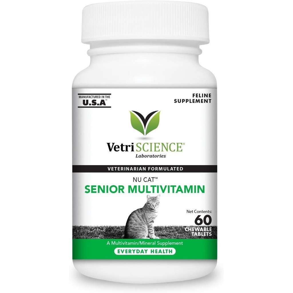 Nu Cat Senior Multivitamin for Cats Chewable Tablet | Shopee Thailand