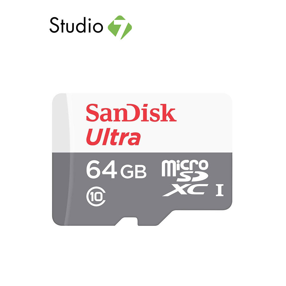 การ์ดความจำ SanDisk Ultra MicroSDXC 64G,128GB 100MB/s by Studio7 | Shopee Thailand