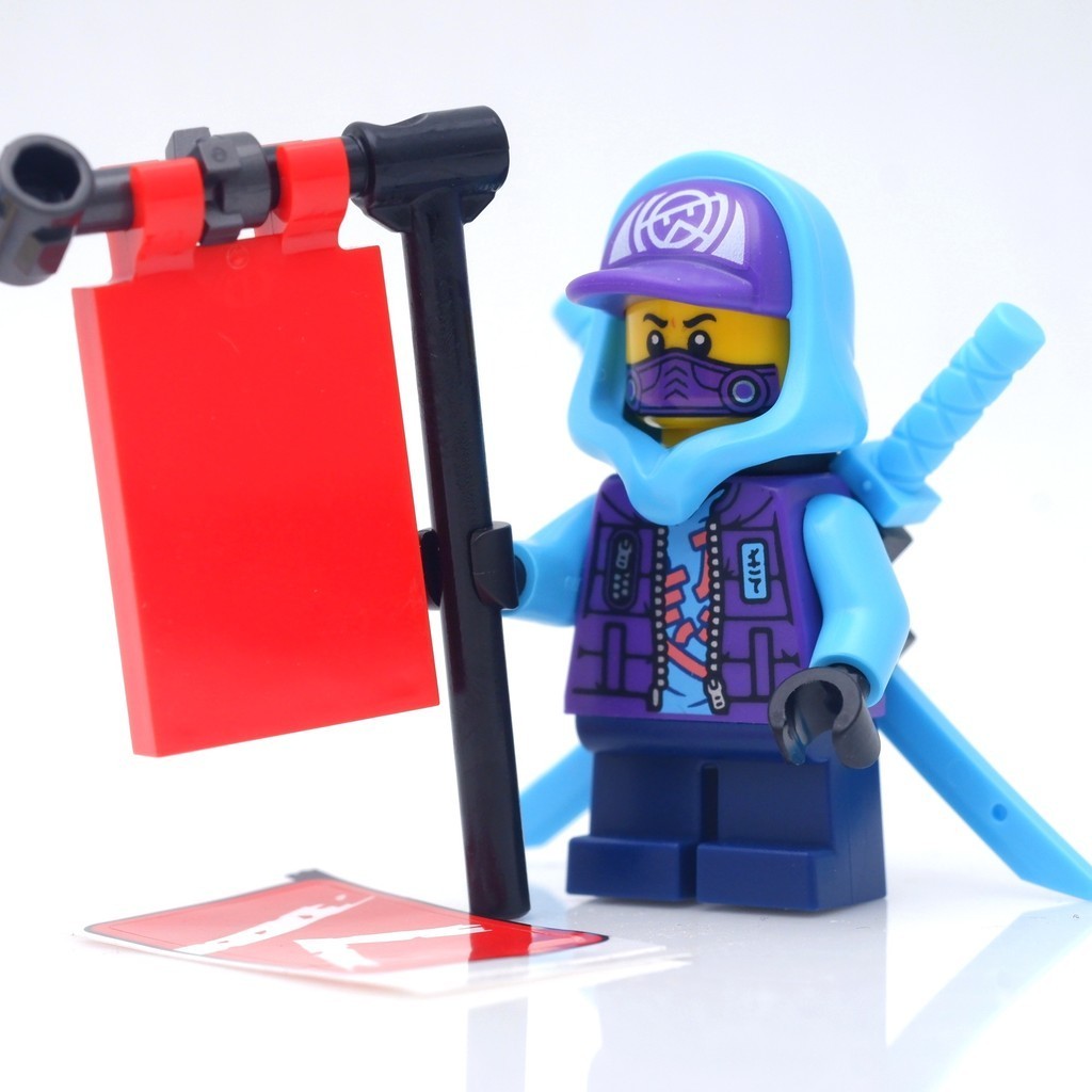 LEGO Lil' Nelson Crystalized + Sticker Ninjago *new | Shopee Thailand