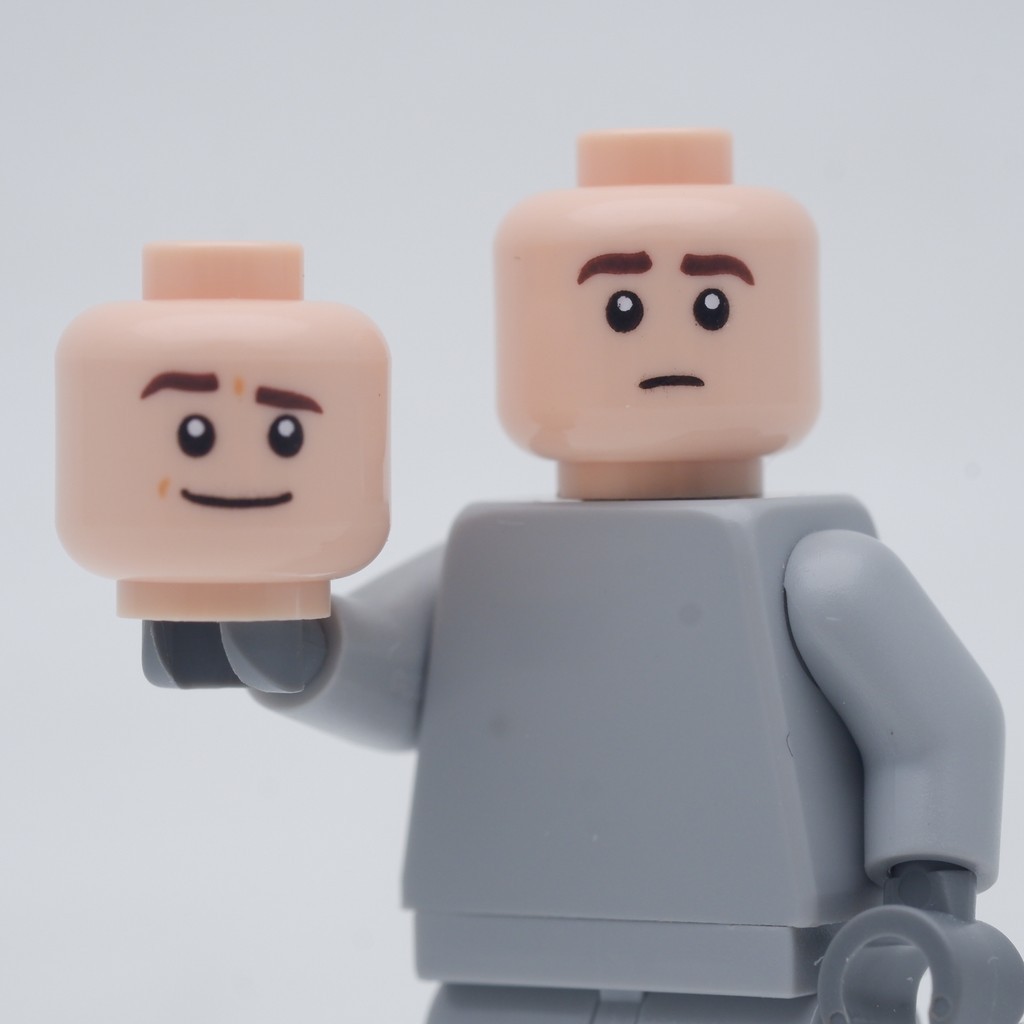 LEGO Light Flesh Head Head | Shopee Thailand