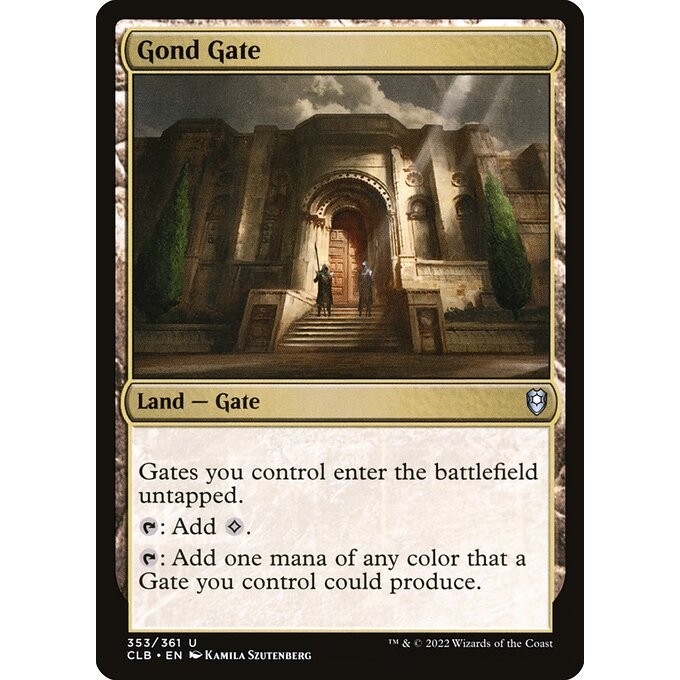 [Commander Legends: Battle for Baldur's Gate] - [CLB] - [Gond Gate ...