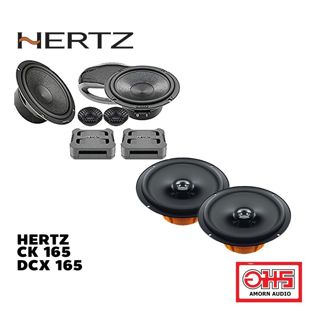 Hertz set ลำโพง Hertz CK 165 6.5 ลำโพงแยกชิ้นติดรถยนต์ + Hertz DCX 165.3 6.5 ลำโพงแกนร่วม ลำโพง ...
