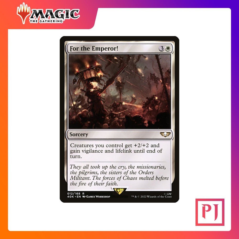 [MTG] For the Emperor! - Warhammer 40,000 [40K] [WHITE] [RARE] [NORMAL ...